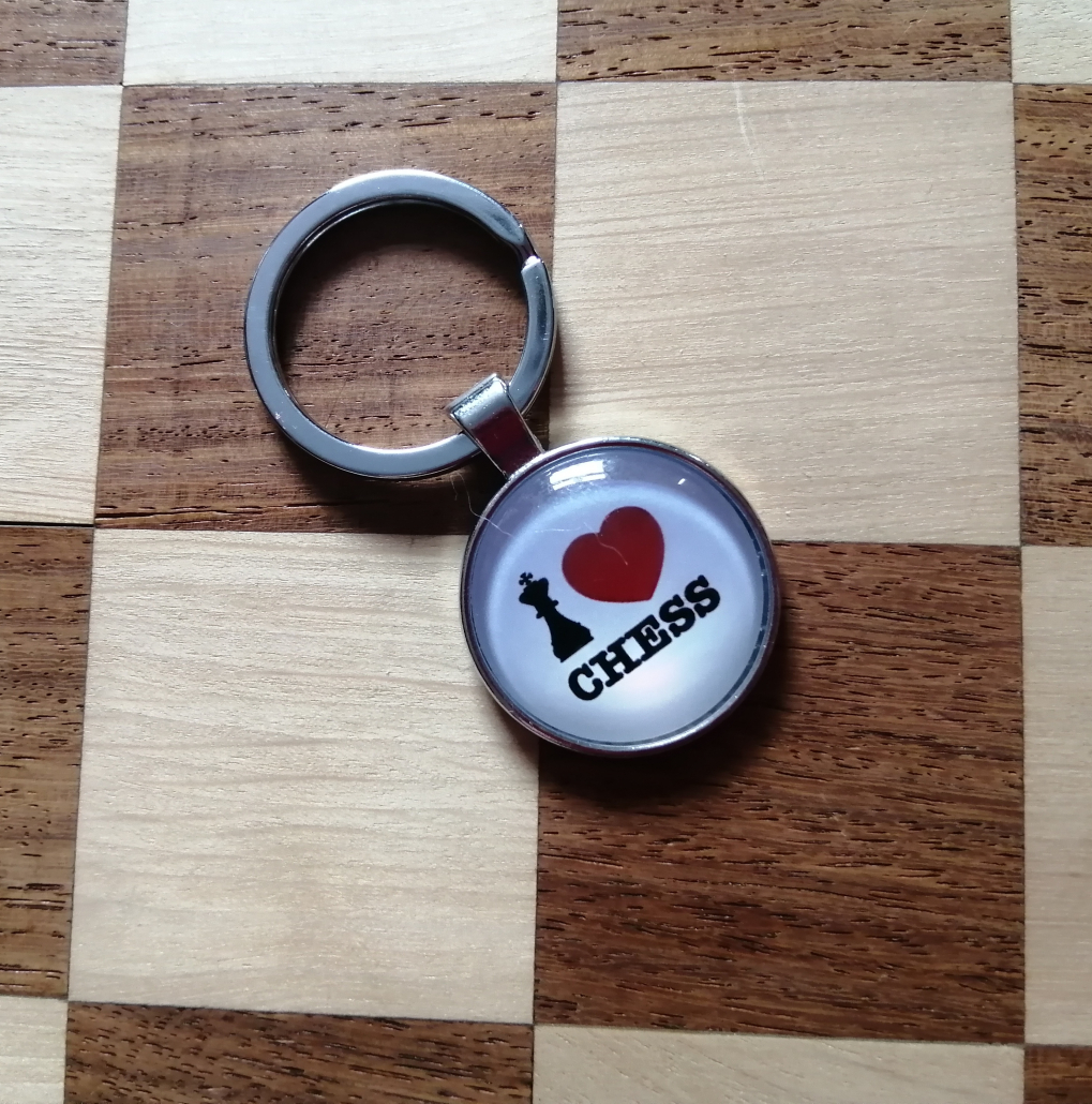 Pack of 5 chess keyrings - Steel City Press