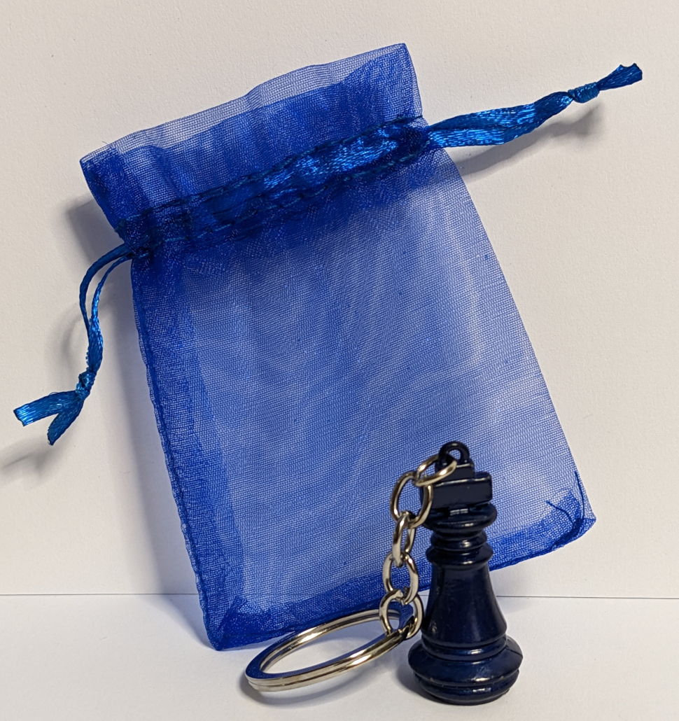 Chess piece keyring - Steel City Press