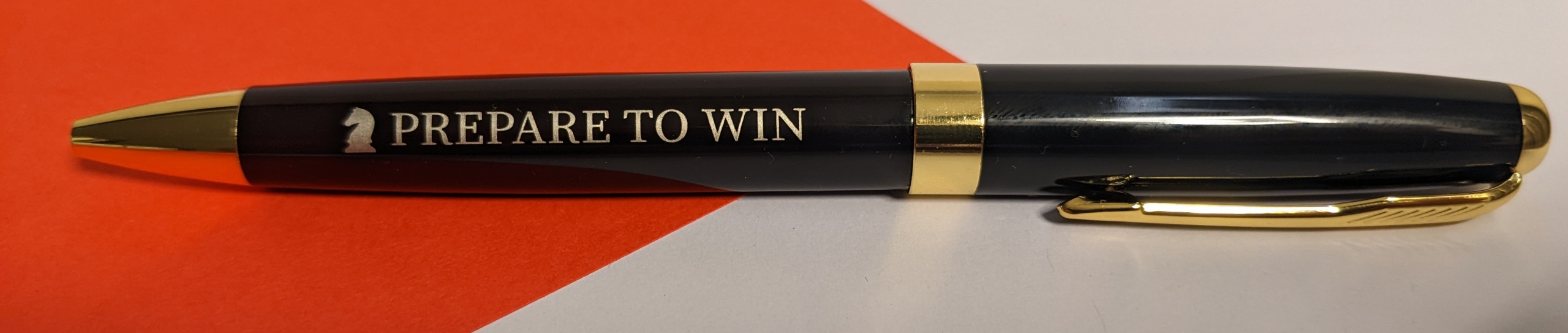 Prepare To Win pen (black) - Steel City Press